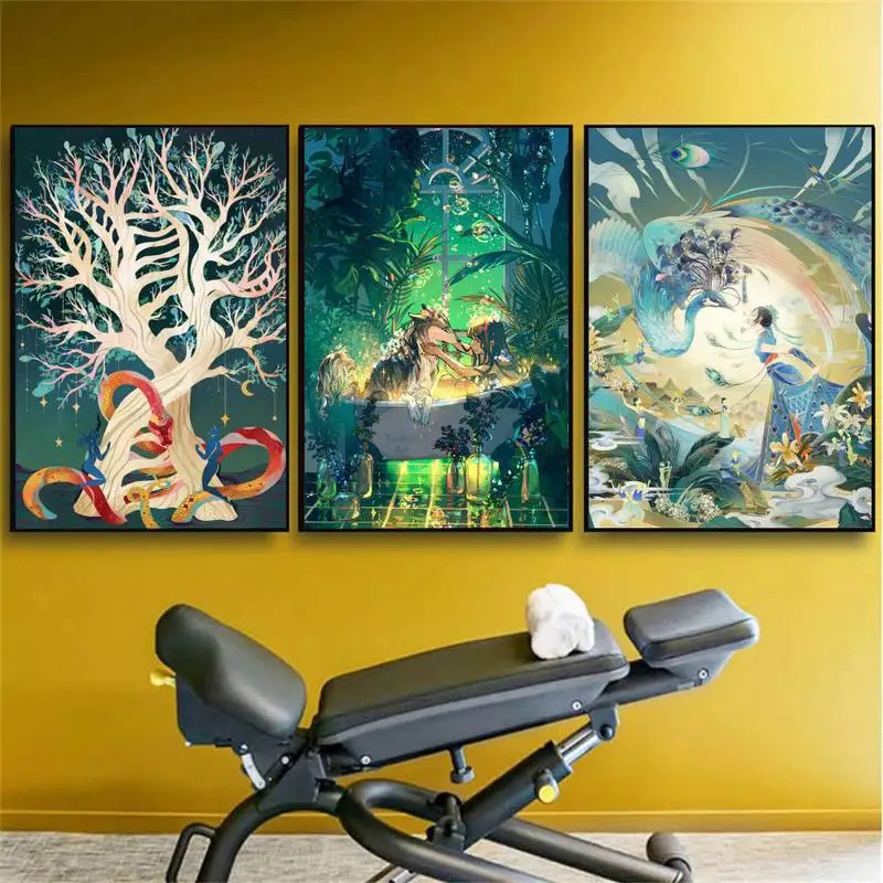 Inset POSTER DIY Poster Kraft Paper Vintage Poster Wall Art Painting ...