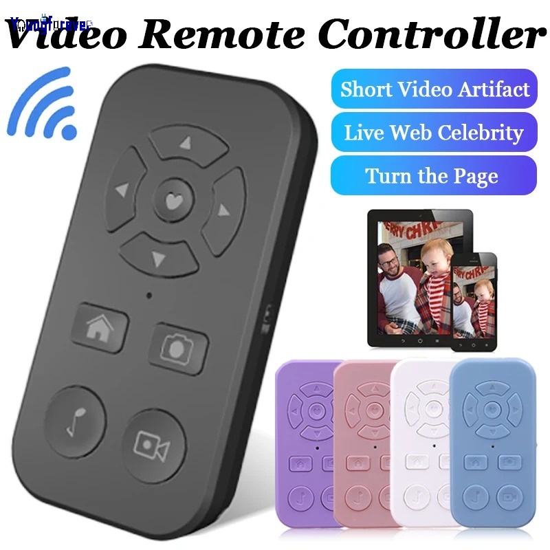 Universal Mini 4 Colors Video Camera Bluetooth Smart Remote Control ...