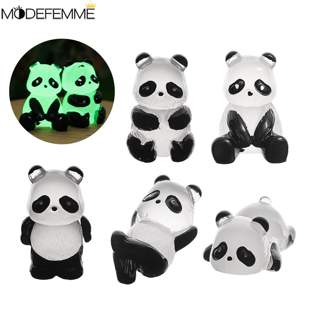 [ Featured ] Microlandscape Garden Decoration - Glowing Panda Car ...