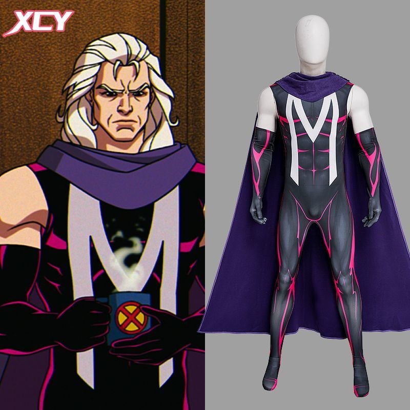 X-Men Animation 970k Magneto Cosplay Costume Marvel Comics Replica ...