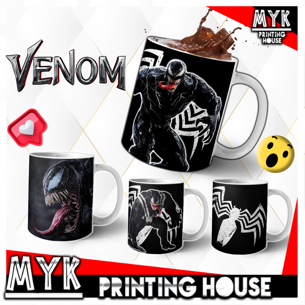 VENOM THE VENOM SPIDERMAN MARVEL MUG DESIGN | Shopee Philippines