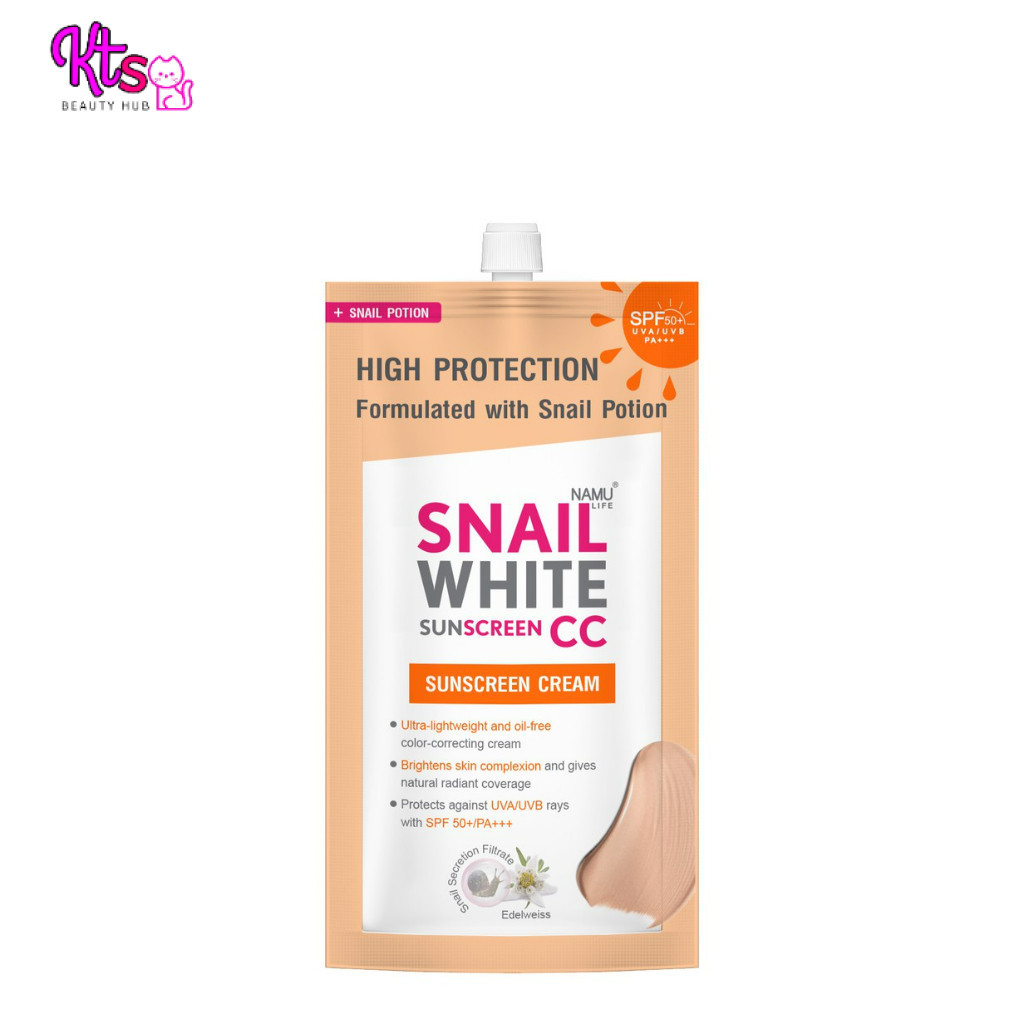 SNAILWHITE CC Sunscreen SPF 50+ PA+++ 6ml | Shopee Philippines