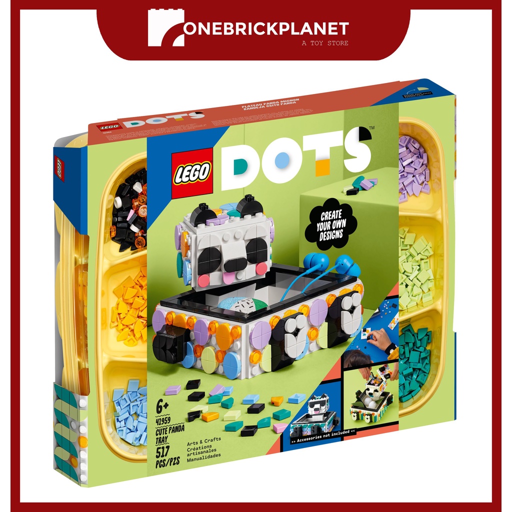 LEGO 41959 DOTS - Cute Panda Tray | Shopee Philippines