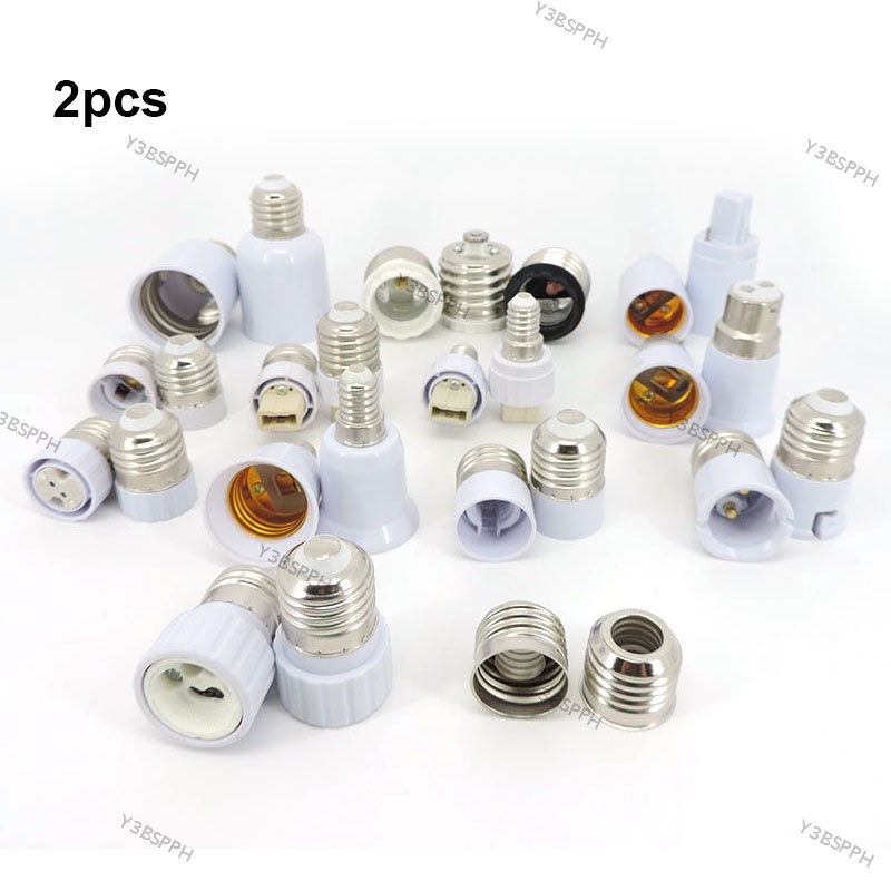 2x E27 GU10 G9 E12 B22 MR16 to E27 E40 E14 LED light Bulb Holder ...