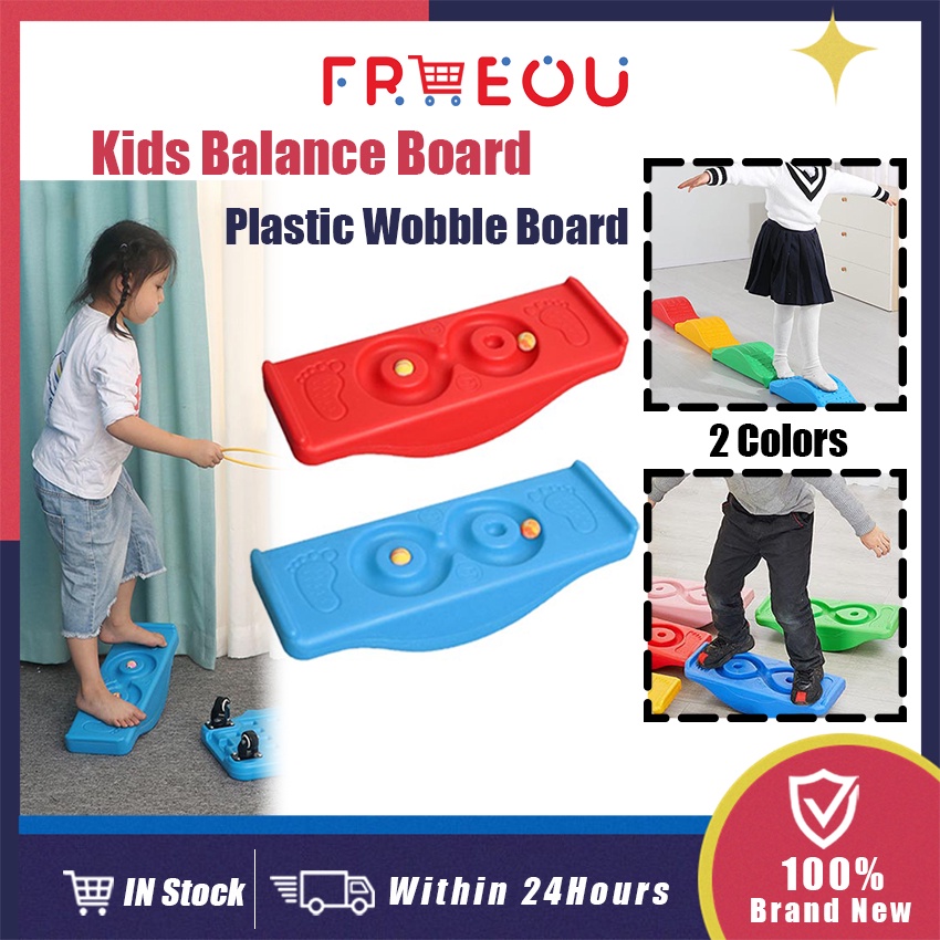 Kids Outdoor Plastic Balance Board Wobble Board Seesaw Toy For Exercise ...