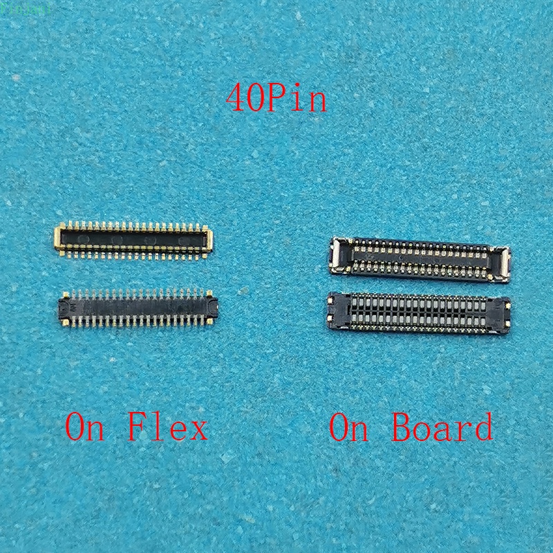 2Pcs 40pin LCD Display FPC Connector On Flex For Xiaomi Mi 11 Note 10 ...