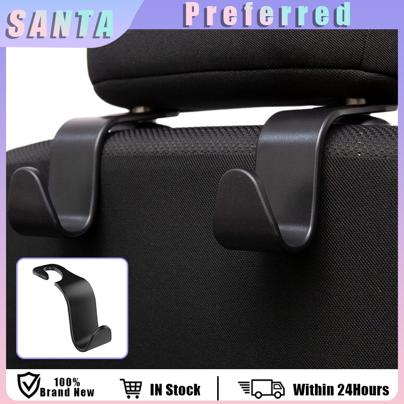 Multi-function Car Seat Back Single Hooks 1Pcs Headrest Organizer 360 ...
