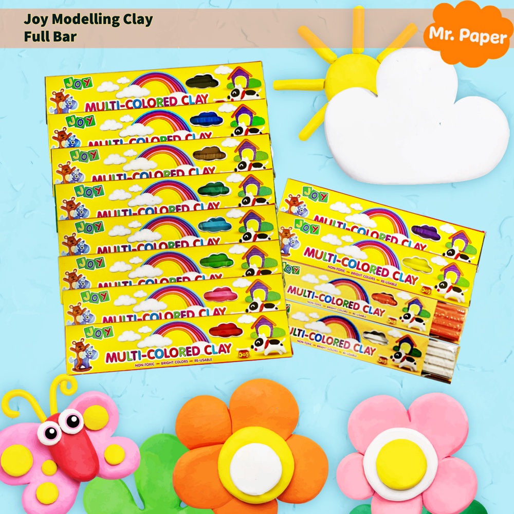 Joy Modeling Clay Bar Single Color | Half Bar | Full Bar | Mr. Paper ...