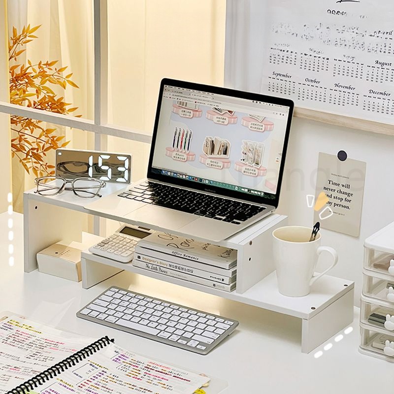 Desktop Decoration ins Nordic Style Desktop Computer Elevated Rack ...