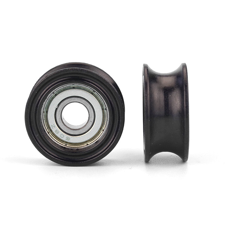 1pcs 8*30*13mm groove U type 608 package plastic bearing pulley, POM ...