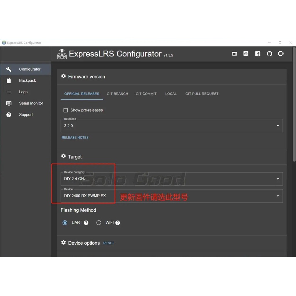 CYCLONE ELRS 2.4G 7CH PWM Receiver ExpressLRS RX 2400RX PWM/CRSF ...