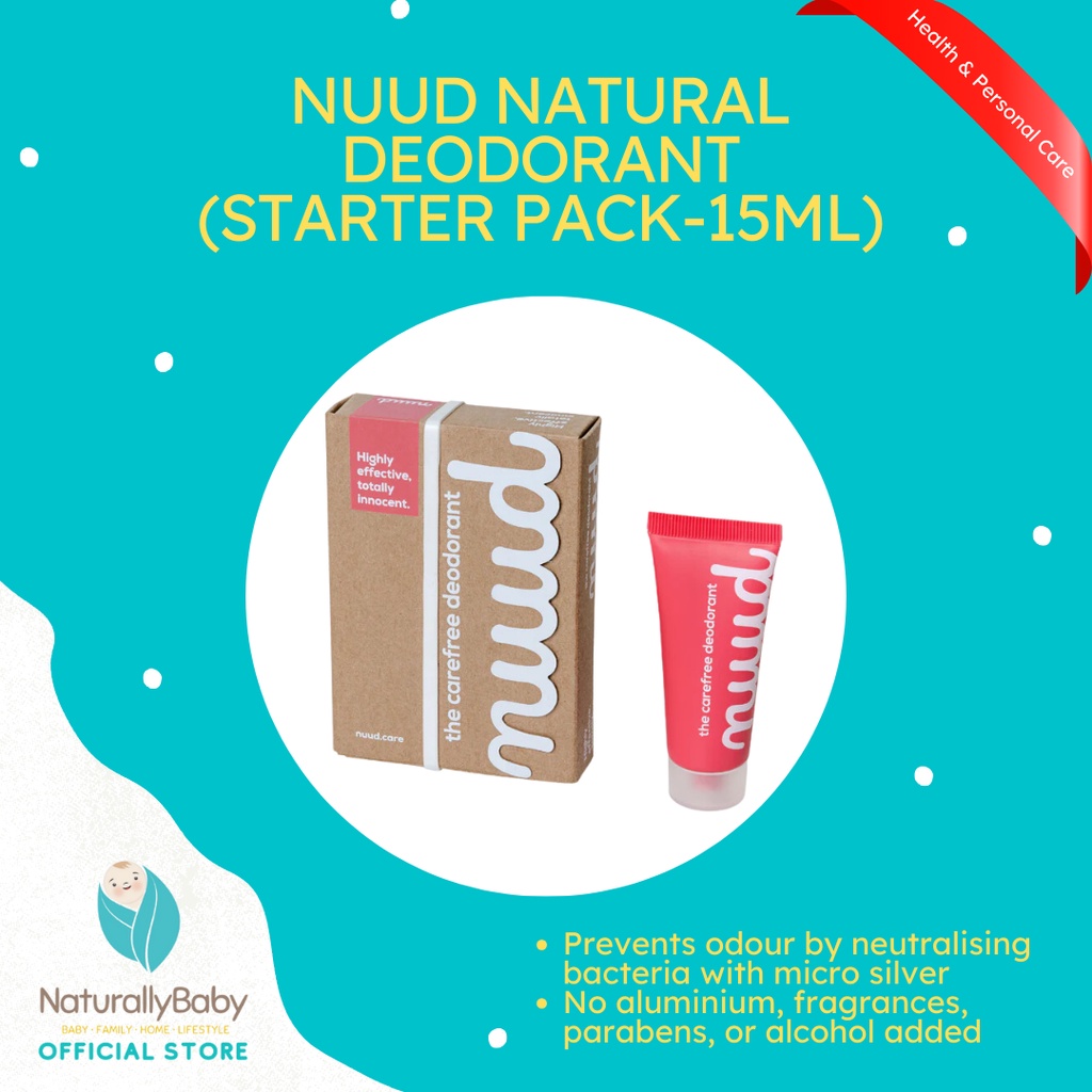 Nuud Natural Deodorant Starter Pack - 15ml | Shopee Philippines