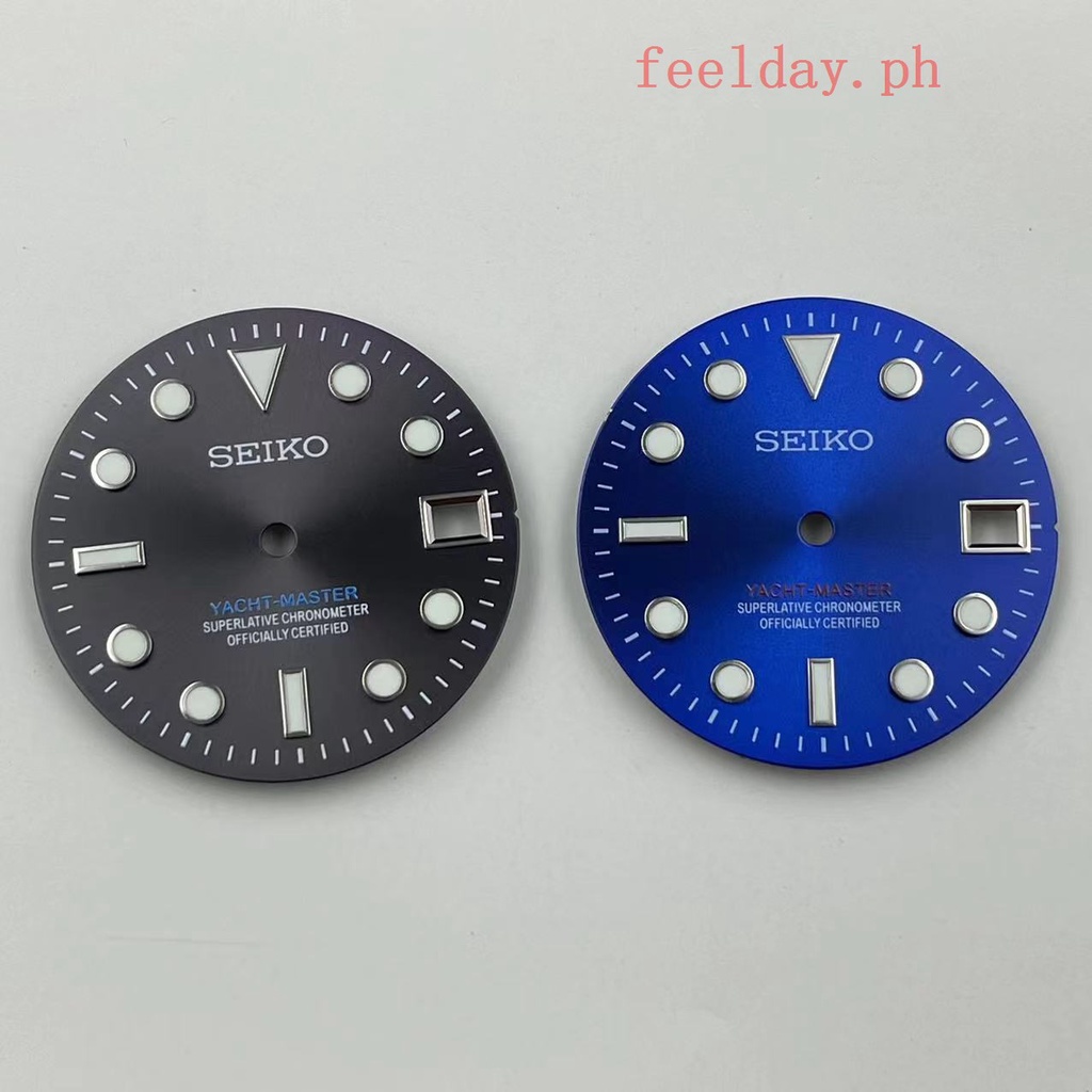 New NH35 Dial Modified YACHT Dial Green Luminous YACHT Diving Surface ...