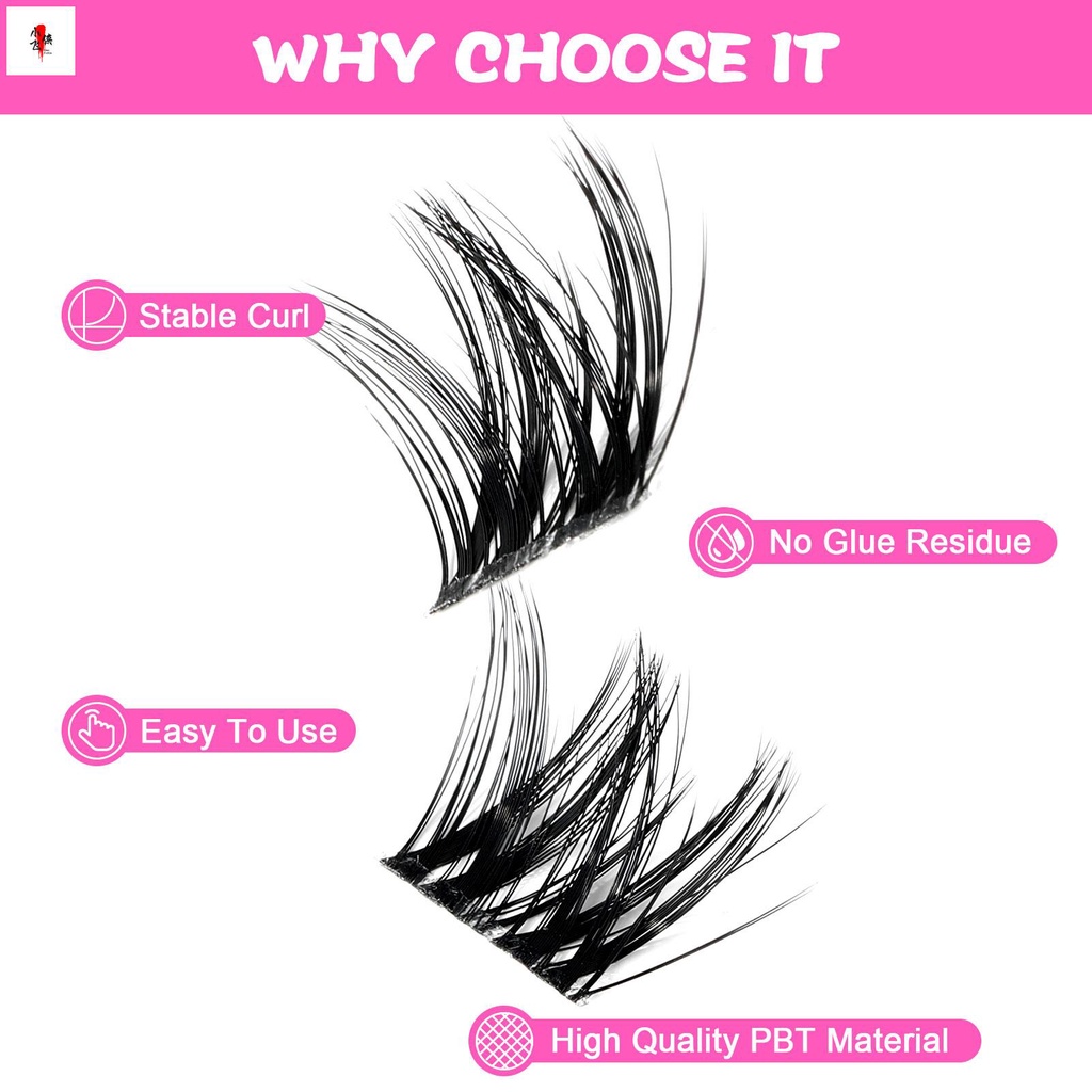 Fox Style Messy Comic Eyelashes Soft Non Irritation Fluffy Fake ...