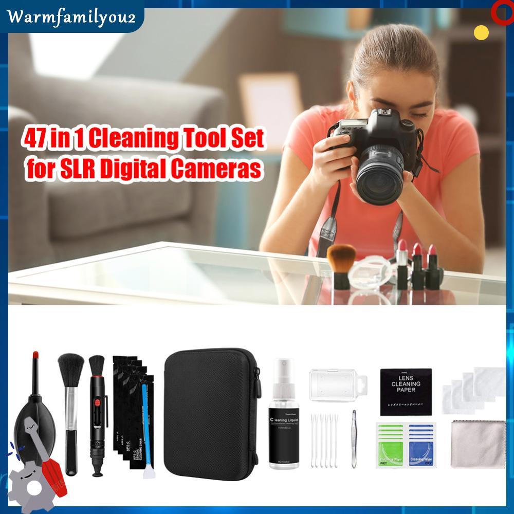 47pcs Camera Cleaning Kit Camera Cleaning Lens Pen Brush Kit Lens ...