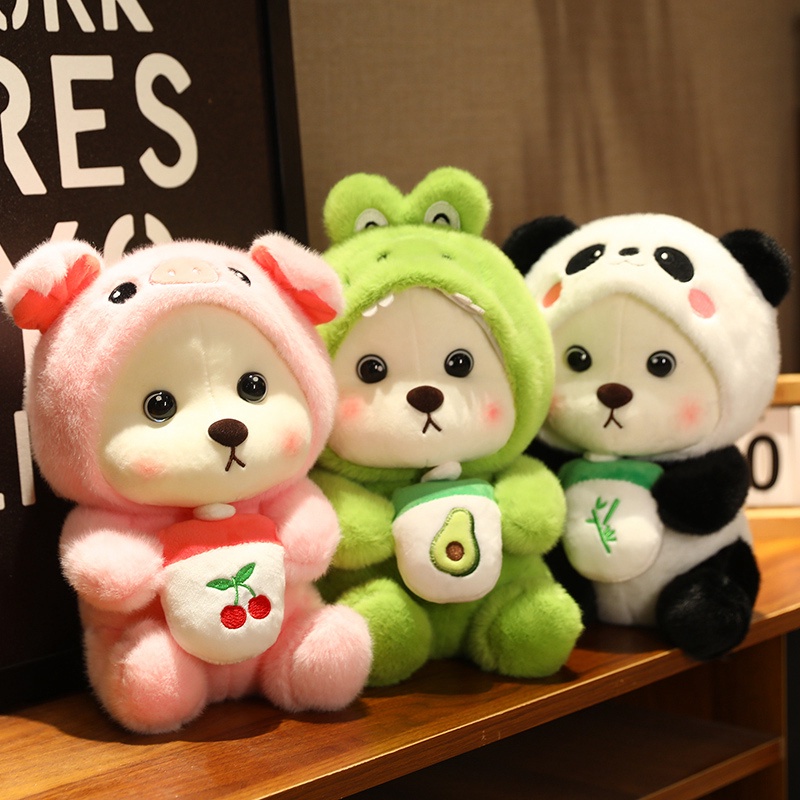 Kawaii Lina Bear Plush Toy Cosplay Pig Panda Unicorn Cartoon Stuffed ...