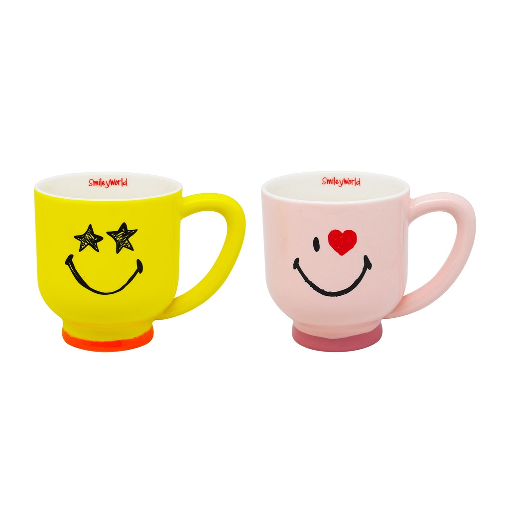 MINISO Smiley World Collection Ceramic Cup (470mL) | Shopee Philippines