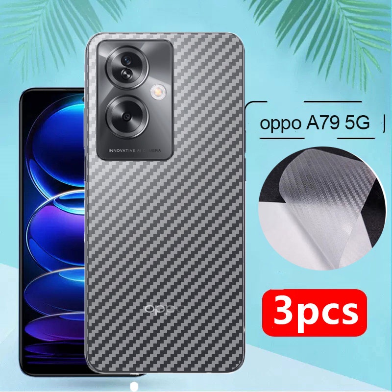 Matte Back Film For oppo A79 5G 2023 oppoA79 A 79 Carbon Fiber Screen ...