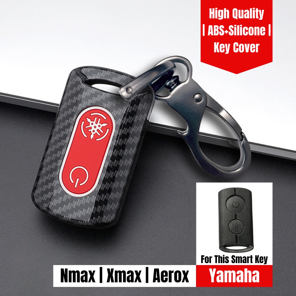 Yamaha NMax XMax Aerox Carbon Smartkey Remote Key Cover | Shopee ...