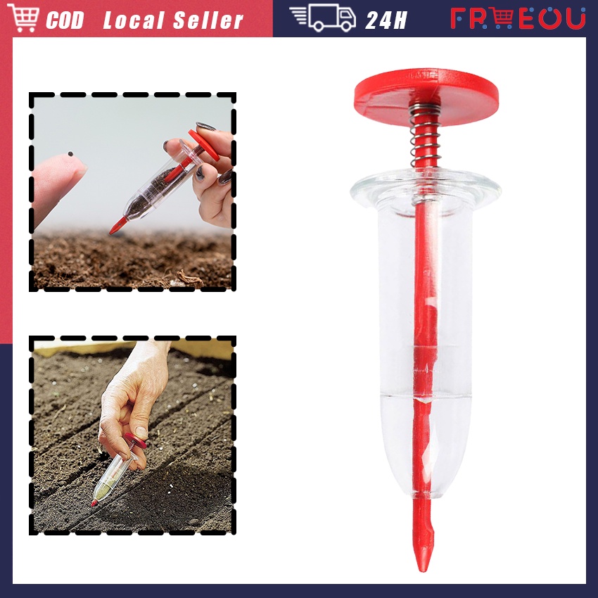 Mini Adjustable Planter Syringe Seeder For Flower Grass Fruits Trees ...