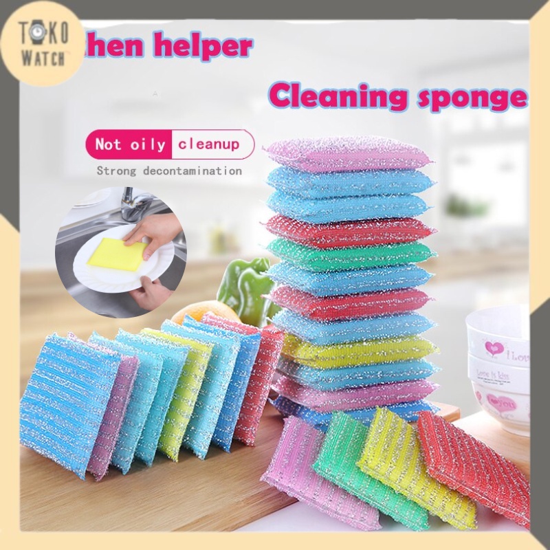 Dishwashing Sponge Colorful Dishwashing Sponge Coir Sponge Mesh ...