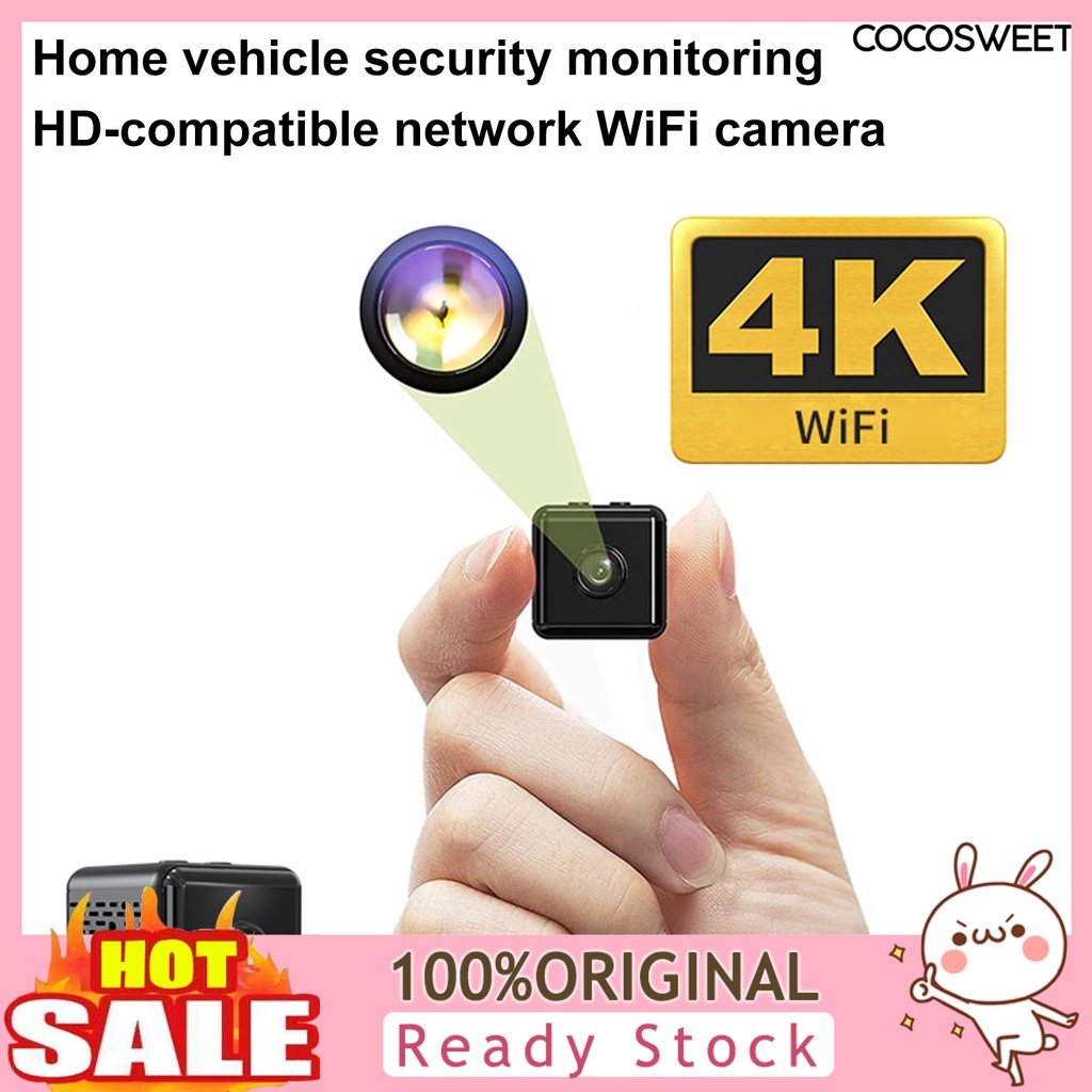 [CoS] X6D WiFi Camera Mini Motion Detection Night Vision 4K Wireless ...