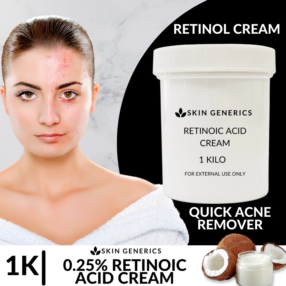 [ 1 KILO ] SkinGenerics Retinoic Acid Cream Minimize Wrinkles Fade Dark ...