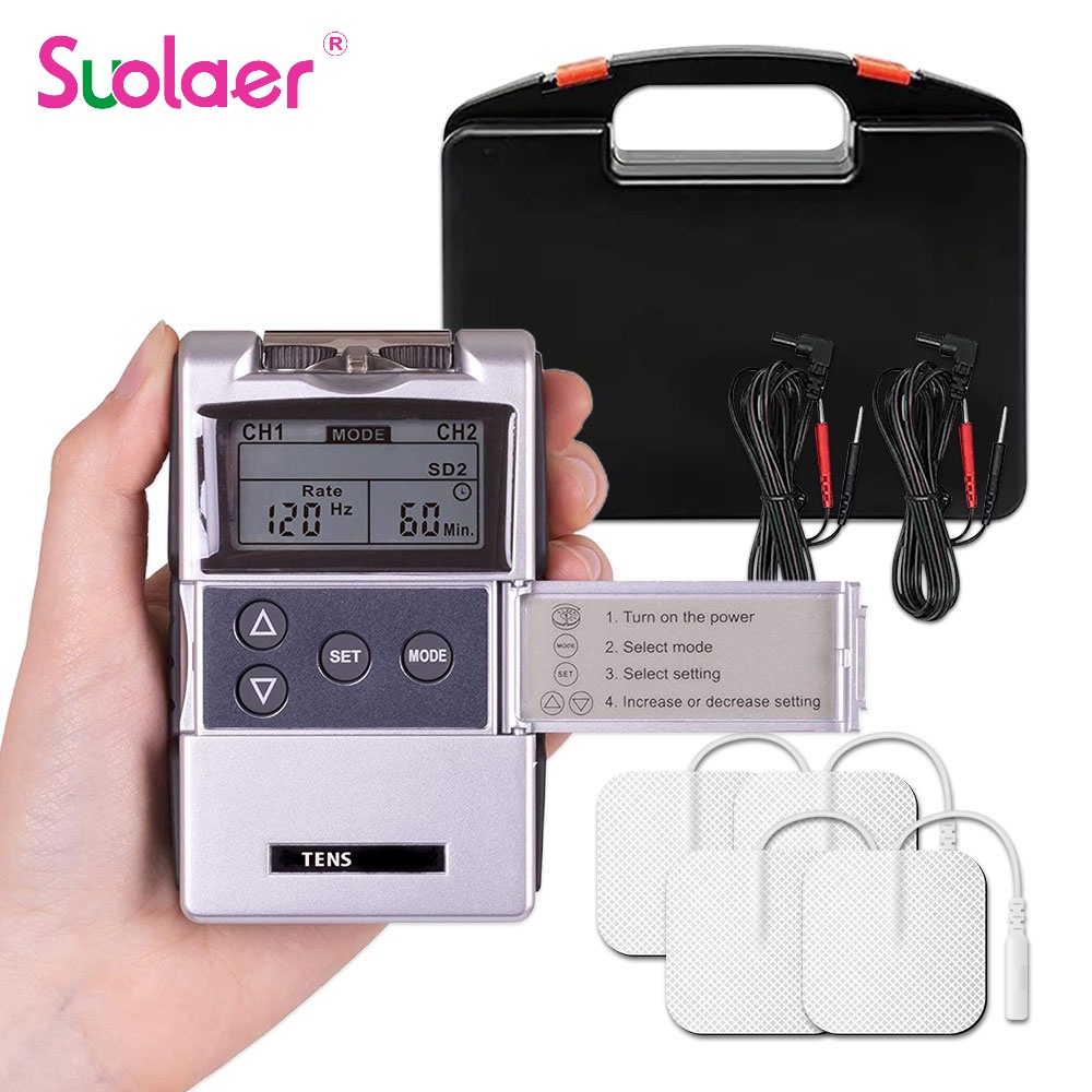 TENS R-C101I Digital Unit Machine EMS Electric Muscle Therapy ...