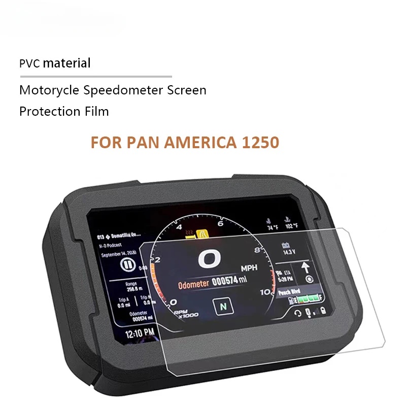 Motorcycle Dashboard Cluster Scratch Protection Film FOR HARLE-Y PAN ...