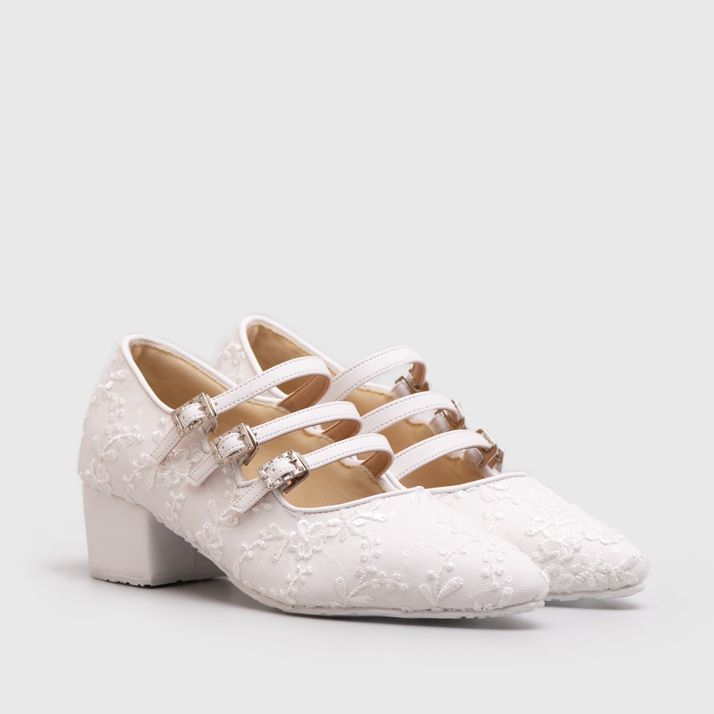 Adorableprojects - Delona Heels White - Heels | Shopee Philippines