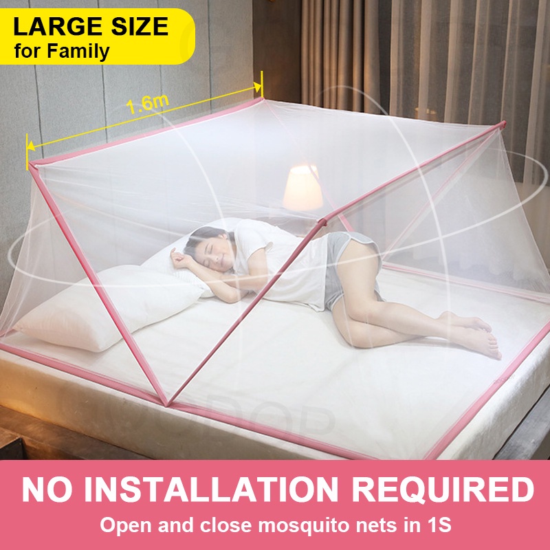 Foldable Anti Mosquito Net 190*160CM Large Foldable Mosquito Net For ...
