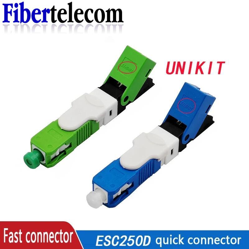 Original UNIKIT Brand ESC250D FTTH SC UPC Optical fibe quick connector SC FTTH Fiber Optic Fast ...