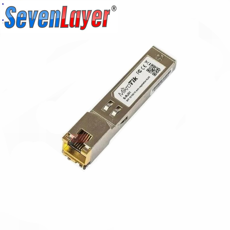 Mikrotik fiber optic module 1.25G Gigabit SFP module S-RJ01 Gigabit ...