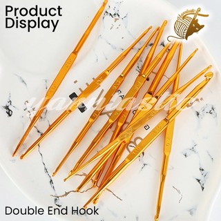 YT Gold Crochet Double End Hook Dhook 1/0-5/0Mm | Shopee Philippines
