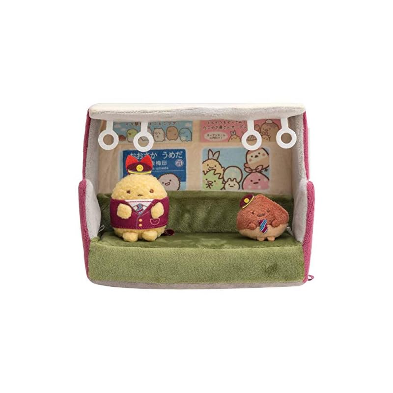 【Direct from Japan】Sumikkogurashi x Hankyu Train Scene Plushie Kuri ...