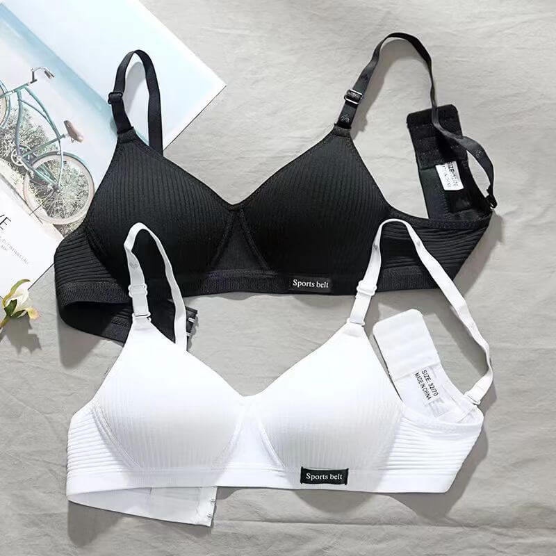 Women's Cotton Push Up Sexy Bra Non Wire Classy Office Ladies Bra For ...