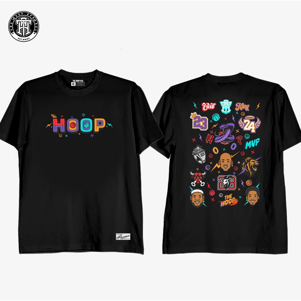 THE HOOP APPAREL THE GOAT DOODLE GRAPHIC COTTON TSHIRT FOR MEN AND ...