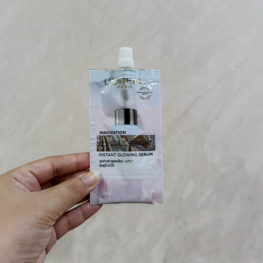 Glycolic Bright Instant Glowing Serum Sachet 6ml | Shopee Philippines