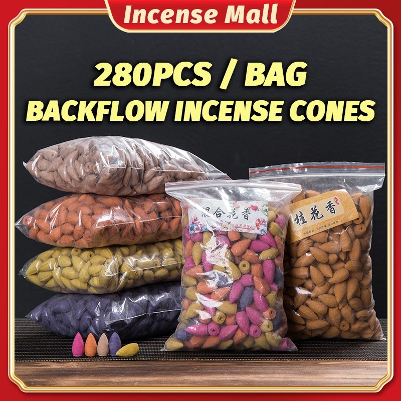 140Pcs Backflow Incense Cone Insenso For Bad Spirit Sandalwood Incense ...