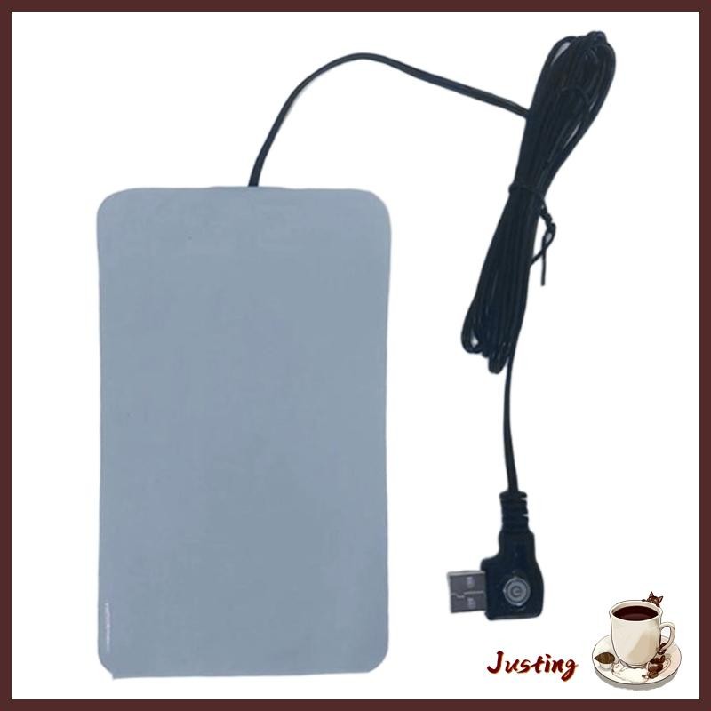 Justing 5V USB Electric Heater Pad Silicone Heating Mat with 3 Heat ...