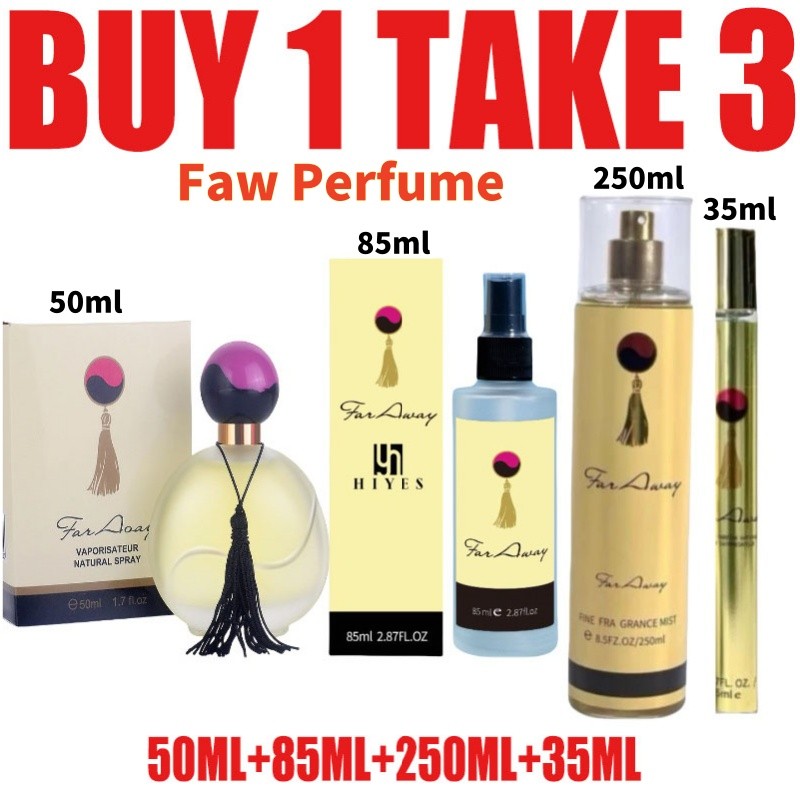 【BUY 1 TAKE 3】Singapore Perfume Far away for Women Far Away Perfume ...