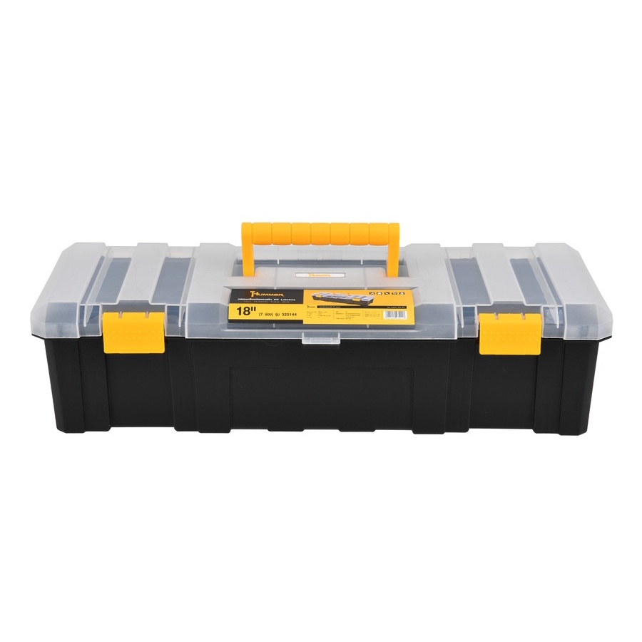 Shopping Idea-HUMMER Plastic Tool Box PP Latches 18 "(7 Compartments ...