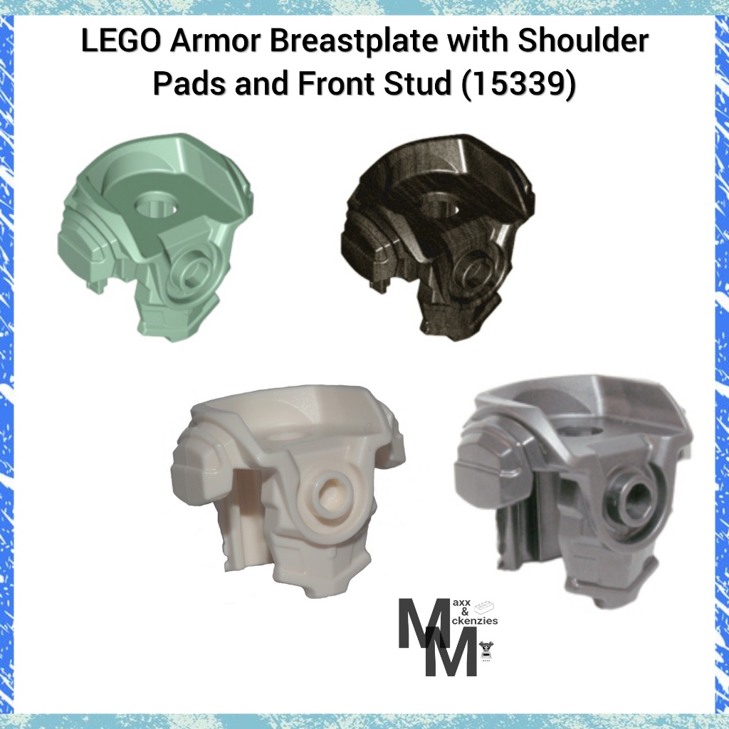 Armor Breastplate with Shoulder Pads and Front Stud (15339) LEGO ...