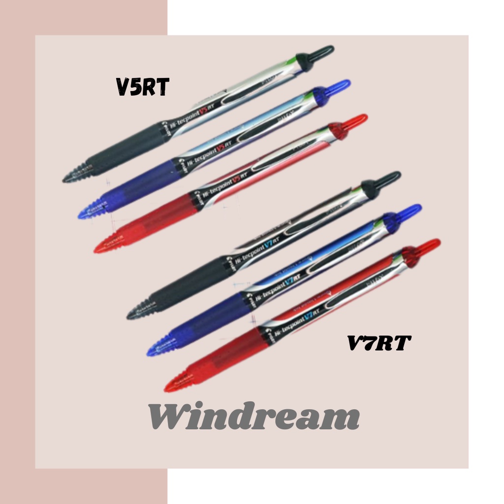 Pilot Hi-Techpoint Grip Pen V5RT, V7RT and refills | Shopee Philippines