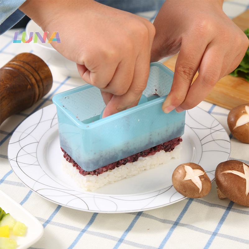 Awheat No Stick Musubi Maker Press With Small Rice Paddle, Sushi Making ...