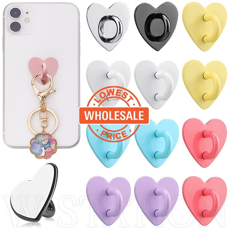 [Wholesale Price] Metal Heart Shaped Phone Charm Holder / Cute Candy ...