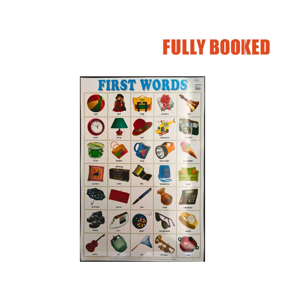 Mind to Mind: First Words Wall Chart | Shopee Philippines