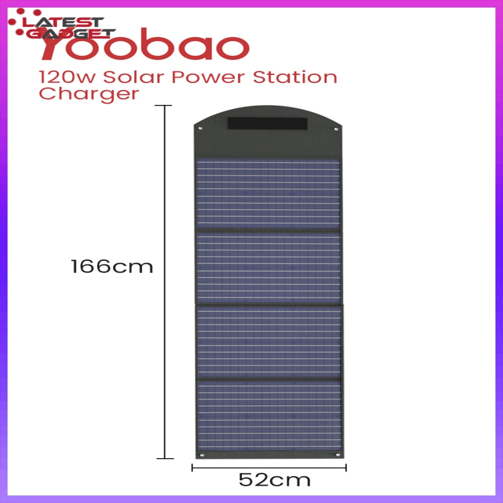 LatestGadget Yoobao 120w Solar Panel For Power Station Charging And ...