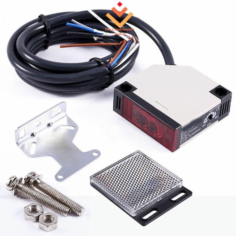 E3JK-R4M1 Specular Reflection Photoelectric 12-24V DC 2A Sensor Switch ...