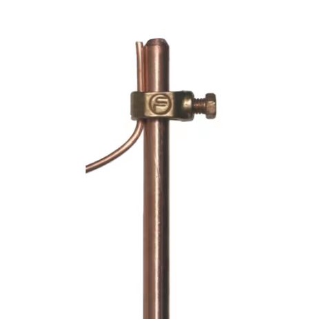 Ground Rod 5/8" x 3.28 feet 4¾ft Copper Plated with or without Ground ...